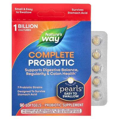 然萃维,Probiotic Pearls Complete，90 粒软胶囊