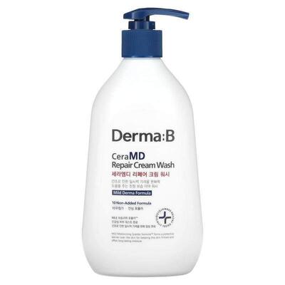 Derma:B,CeraMD Repair Cream Wash, 13.5 fl oz (400 ml)