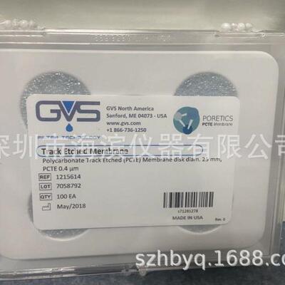 吉威思GVS聚四氟乙烯膜PTFE滤膜孔径0.22um直径25mm货号1215486