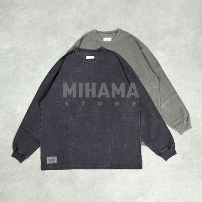 WTAPS宽松水洗长袖休闲T恤