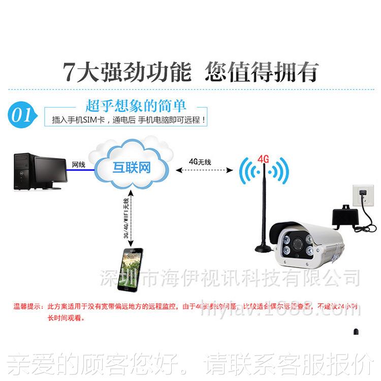 传一体化像摄像机清 建输筑工地监控 4G摄机4G无线摄像仪-录像机