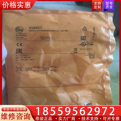 议价IFM易福门IG5907