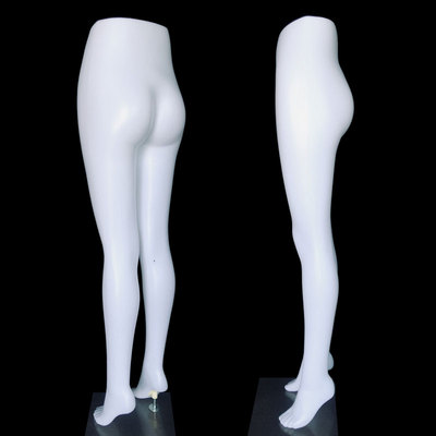 包邮高档塑料裤模白肤女男t下身半身模特牛仔保暖打底皮裤展示道