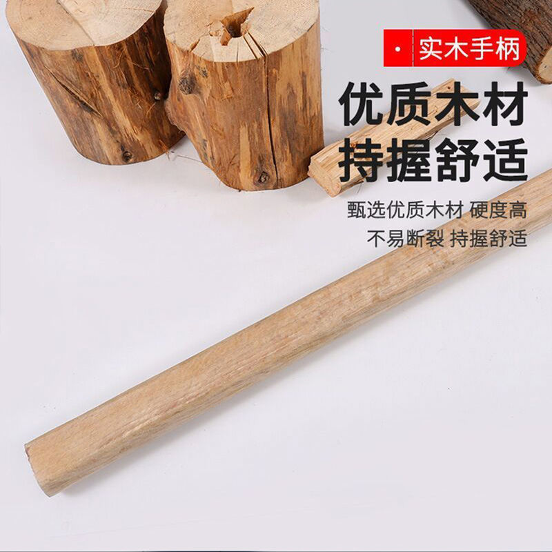 弹簧钢锻打e木工斧头 劈柴开山两用重庆制户外斧头