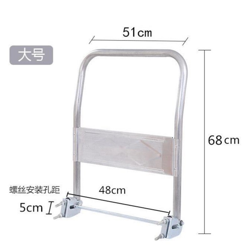 手推车拉手把手平板车折叠把手推货E车配件扶手活动手把加厚钢管