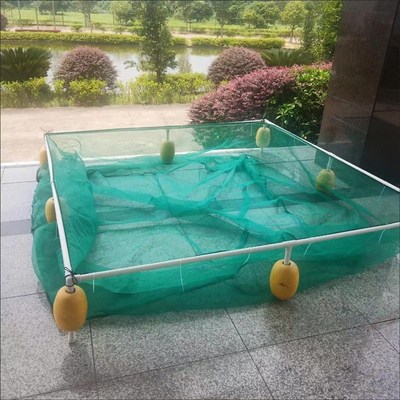自动漂浮c网箱暂养垂钓存鱼网箱框架苗漂浮鱼护悬浮养鱼网箱