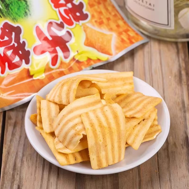 天宜园烤牛馍香酥薄片老式怀旧膨化食品网红休闲分享零食袋装