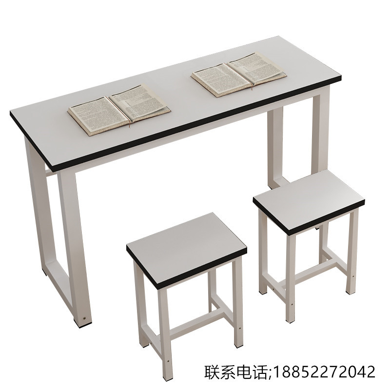学校美术辅导班中小学生写字课桌椅单双人培O训桌椅活动桌绘画书