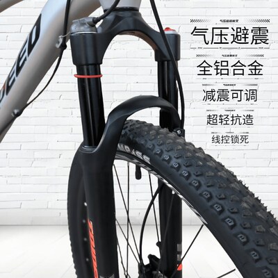 29寸超轻铝合金油压碟刹山地自行车气压避震变速越野Y专业XC单车