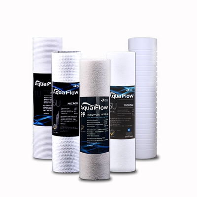 10寸PP棉滤芯 前置压纹/针刺/抗菌NSF认证家用熔喷PP棉净水机滤芯