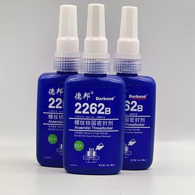 德邦2262螺纹锁固厌氧胶 2262B紧固件密封防松胶防水耐油50ml