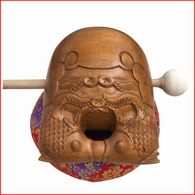 速发大教用品法器佛具佛殿念会诵经法师佛事法佛8寸柚木木鱼