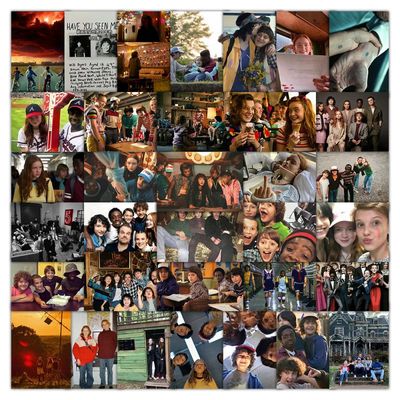 怪奇物语美式风贴纸装饰贴画防水