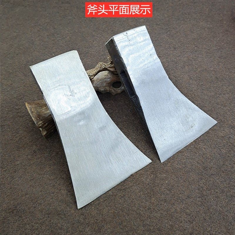 好货全钢木工斧右手款后拉单刃斧子单边斧手工锻打弹簧钢扁顶单面