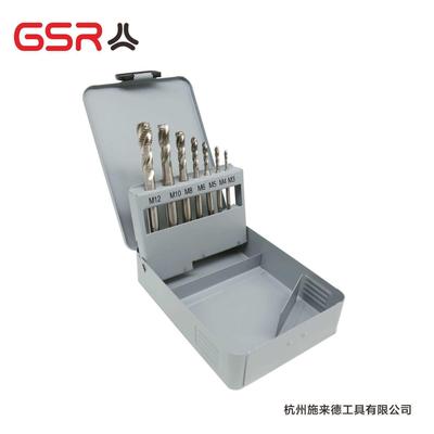 7支机用丝锥组套 螺旋槽 DIN371/DIN376 全磨 含钴高速钢HSS M35
