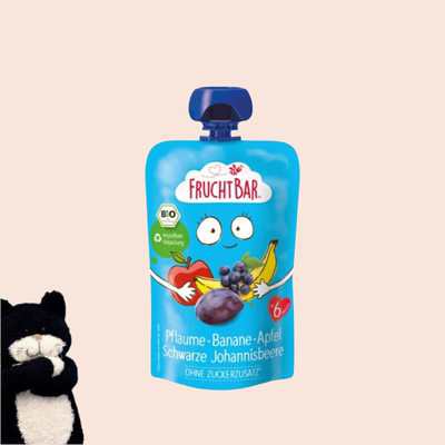 【满300包邮】德国直邮#fruchtbar福乐蓓6个月+有机水果泥100g