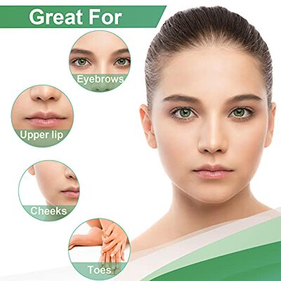 极速100 Pcs Wax Strips for Facial Hair Removal for Women Fac