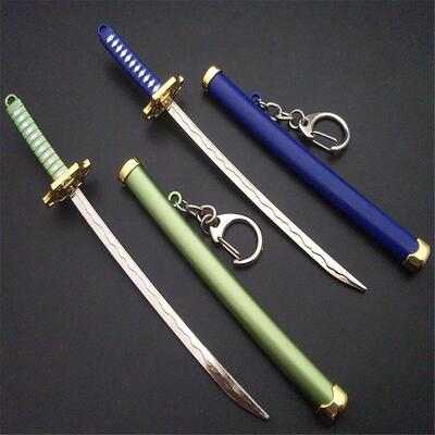 .. 7 Styles Roronoa Zoro Sword Keychain For Women Men Buckle