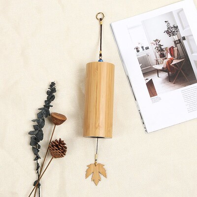 速发日式和弦想风铃 户外庭园露营台装饰冥铛挂件 治愈铃竹风铃礼