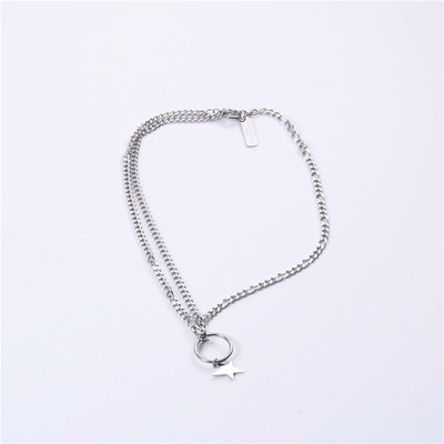 极速Titanium steel jumping justin lenquet designer necklace
