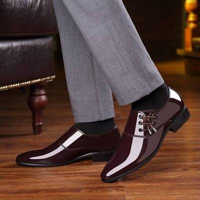 Leather shoes for mens business casual shoes