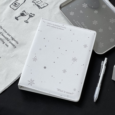 冬日雪花四宫格卡册拍立得相册