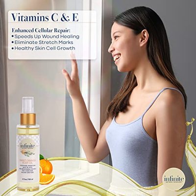 Infinite natural skincare Sweet Orange Body Oil Soothing All