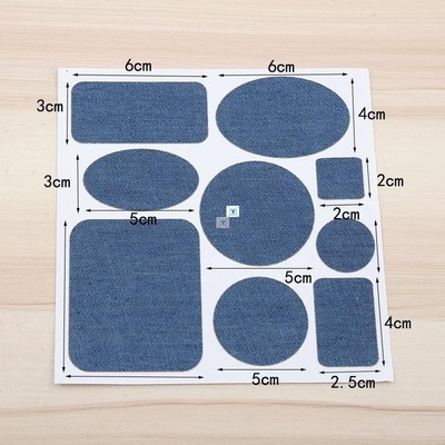 Self-adhesive Denim Patches for Clothes  Stripes Iron on