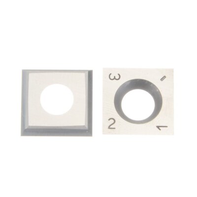 DANIU 10Pcs 14x14x2mm Wood Turning Carbide Insert Blades 90H