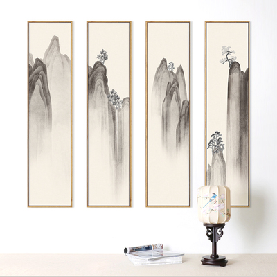 New Chinese landscape decorative painting moderKn ink paint