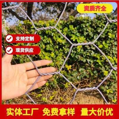 厂家包塑石笼网堤坝防洪安全防护铅丝笼河道治理护坡格宾网