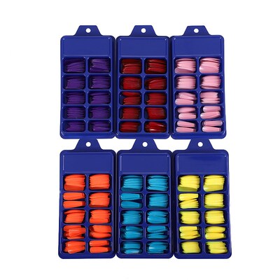 好货2020 New 100pcs Professional Fake Nails T Shape Candy Co