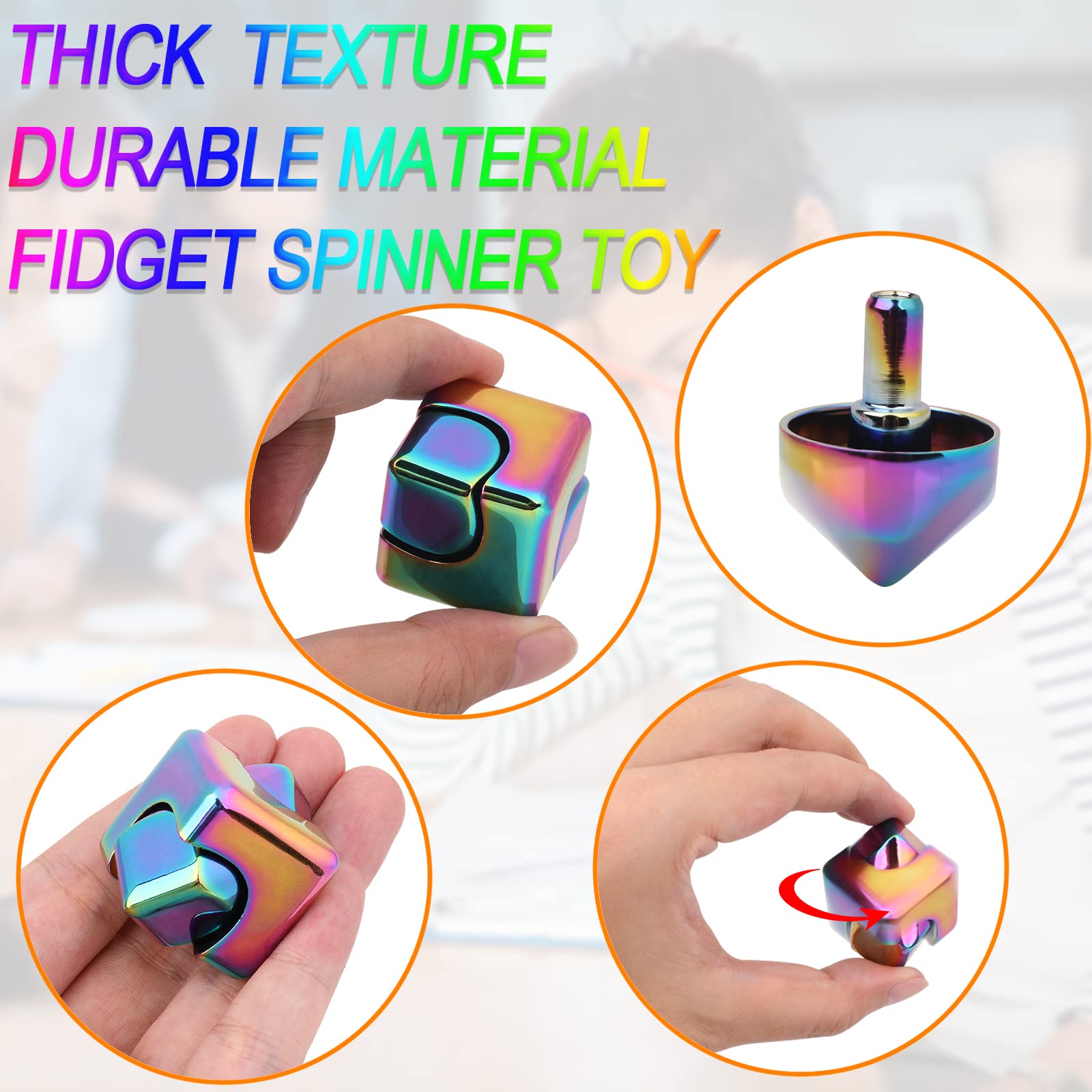 Fidget Cube Spinner 抗焦虑聚焦解压玩具 EDC 指尖陀螺解压神器