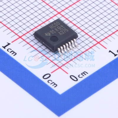 逻辑门 SN74HC00DBR SSOP-14-5.2mm TI/德州 电子元器件原装正品