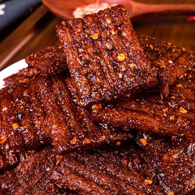 【新品上市】魔鬼辣素羊排嘴巴香辣条袋装怀旧休闲麻辣零食小吃