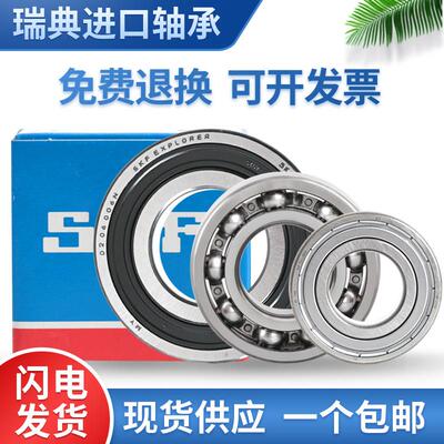 进口SKF高速轴承6307 6308 6309 6310 6311 6312 6313 2RS1 2Z/C3