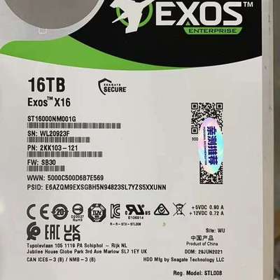 {议价}希捷16T  SATA，ST16000NM001G