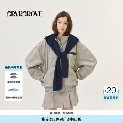 GROVE官方旗舰店2026PS春季新款毛织披肩休闲坎肩毛衣 GP26MFC60