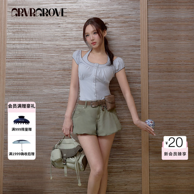 【林娜琏同款】GROVE 2026SS春夏新款韩系配饰腰带 GS26BGC01