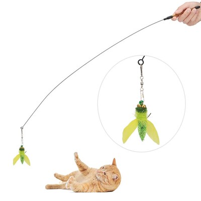 热销5个可爱的模拟昆虫猫戏弄棒头训练