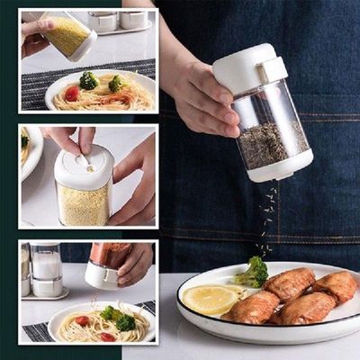 Household Metering Press Salt Sprinkling Tank Kitchen