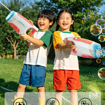 泡泡水枪二合一夏日户外打水仗玩