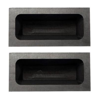 2Pcs Gold Large Graphite Ingot Mold Melting Casting Refining