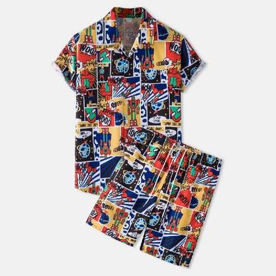 .Hawaiian series beach style features four seasons Cuban col