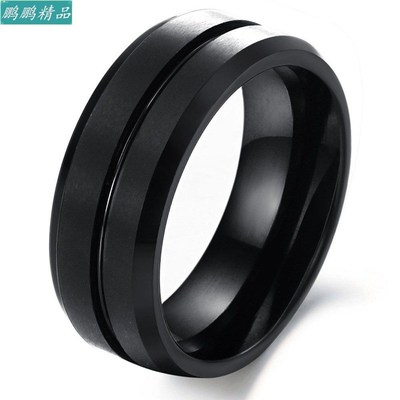 men tungsten steel ring 钛钢戒指男士戒指 jewelry rings male