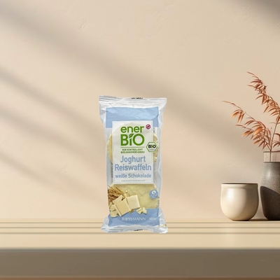 「300包邮」德国发货ener bio无麸质有机酸奶巧克力华夫饼干100g