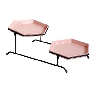 极速Cupcake Stand Display Rack 2 Layer Serving Platter for