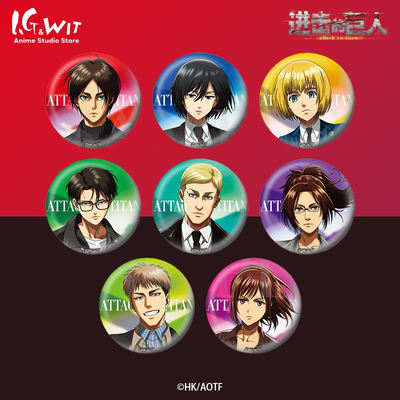 【新品】I.G WIT 进击的巨人RUNWAY盲抽徽章 撤退的矮人