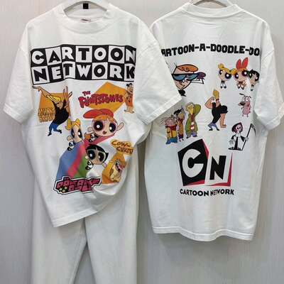 Story Carrie   甜酷风飞天小女警CARTOON NETWORK宽松短袖T恤