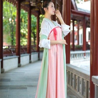 七仙女古装七夕织女古代唐朝服装古筝贵妃古典舞蹈服汉服表演出服